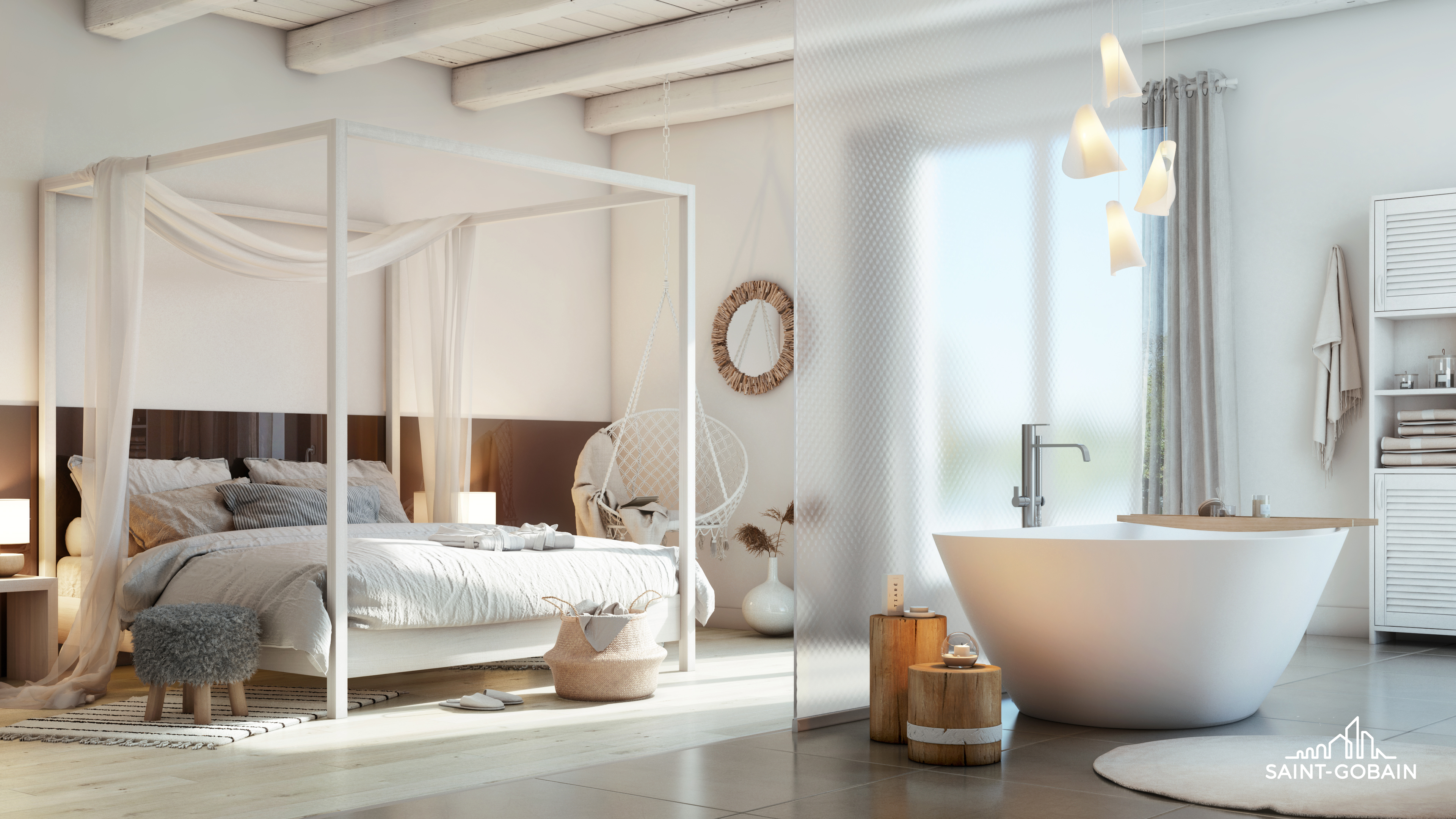 Chambre d'hôtel, Cocoon, Perspektive 1, Chocobrun, Master-Soft | Saint ...