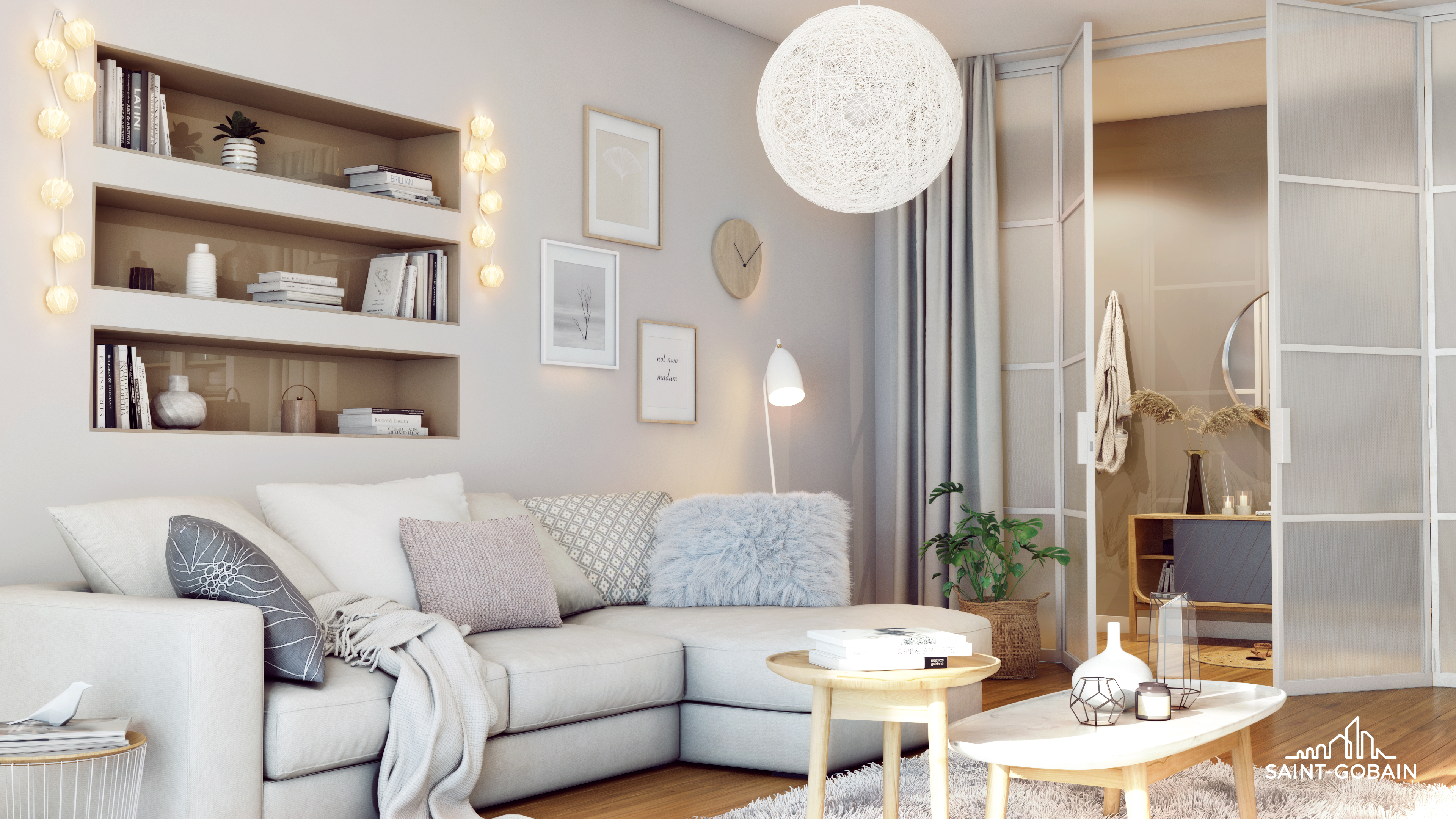 Séjour, Cocoon, Perspektive 1, Marron taupe, Master-Point | Saint ...